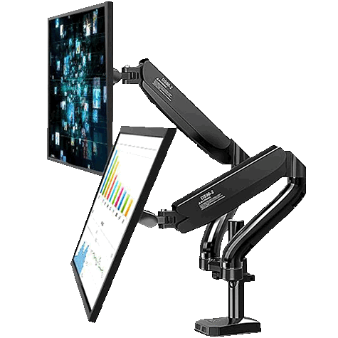 KALOC DS90-2 17-32 INCH DUAL LCD DESK MOUNT MONITOR STAND