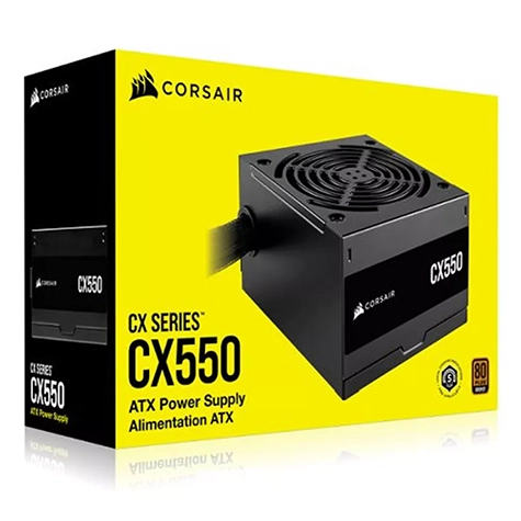 Corsair CX550 550W 80 PLUS Bronze - Reliable and Efficient Power Supply ...