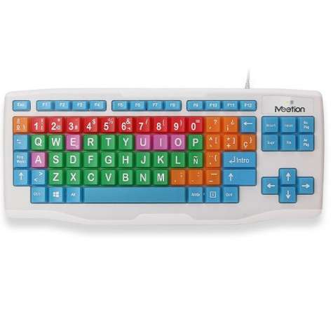 Meetion MT-K800 Colored Big Keys Kids Computer Keyboard price in bd