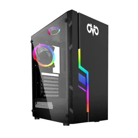 OVO JX188-7B Mid Tower RGB ATX Gaming Casing