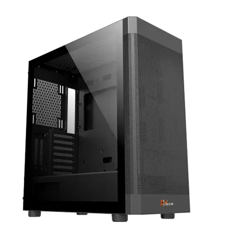PC Power PG-H350 BK Icy Mesh Mid Tower ATX 4 ARGB Fan Gaming Casing price in bd