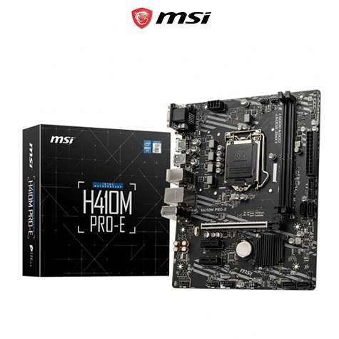 MSI H410M PRO-E Intel DDR4 Micro-ATX Motherboard price in Bangladesh ...