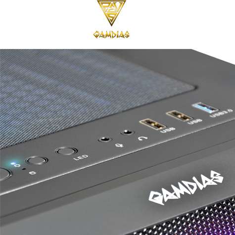 Gamdias Athena M2 Lite Micro Tower Micro-ATX Gaming Desktop Case Price ...